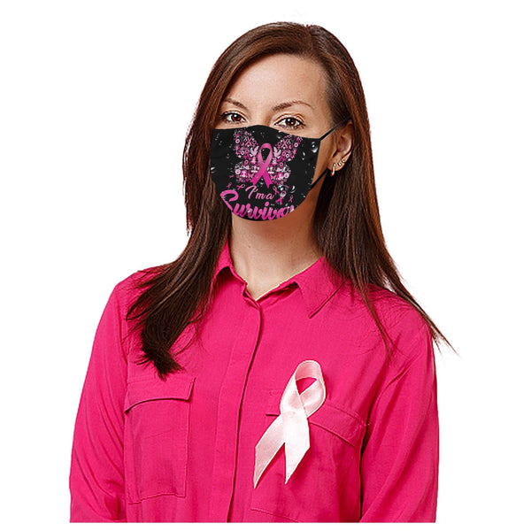 BREAST CANCER AWARENESS FACE MASK | Chemo - Hats